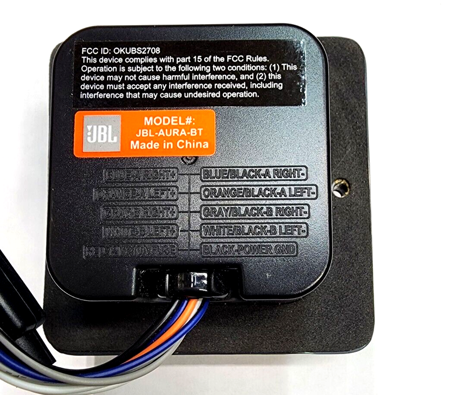 JBL Aura-BT 2-Zone Bluetooth Cube Stereo *S6