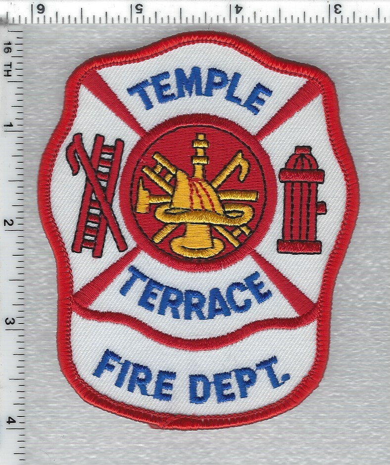 Temple Terrace Fire Department (Florida) Shoulder Patch | eBay