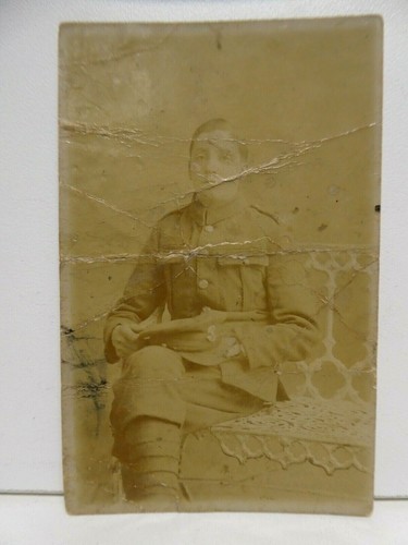 WW1 ARMY PORTRAIT OF A SOLDIER WAR PHOTOGRAPH | eBay