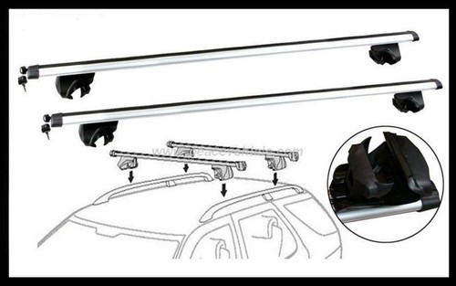 2xBLACK CROSS BAR ROOF RACK For FORD RANGER Wildtrak 2012 - 2022 Fits ...