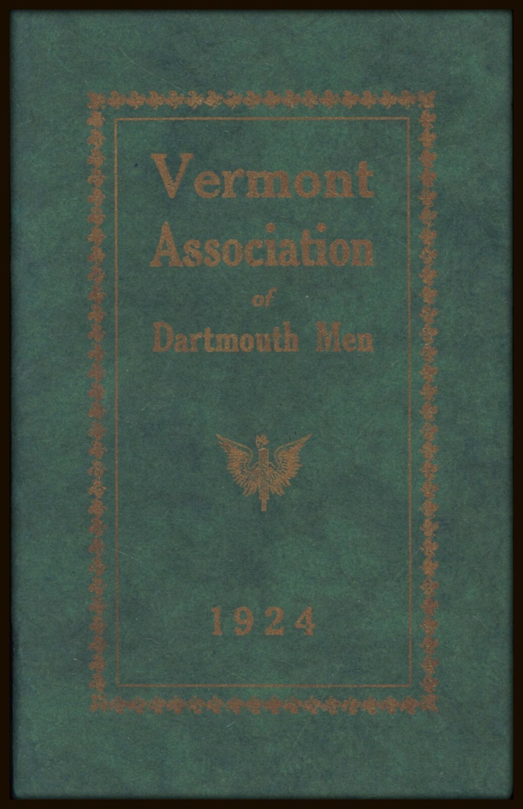 Vermont Association of Dartmouth Men: 1924. Barre, VT Booklet | eBay