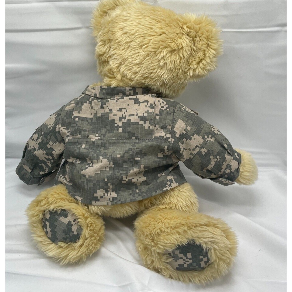 Bear Force of America Plush Stuffed Animal Army Teddy Bear Camo Blouse ...