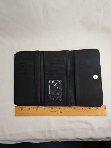 Ohio State Buckeyes Checkbook Wallet Vinyl 7.5"x4" 22 Pockets Snap ...