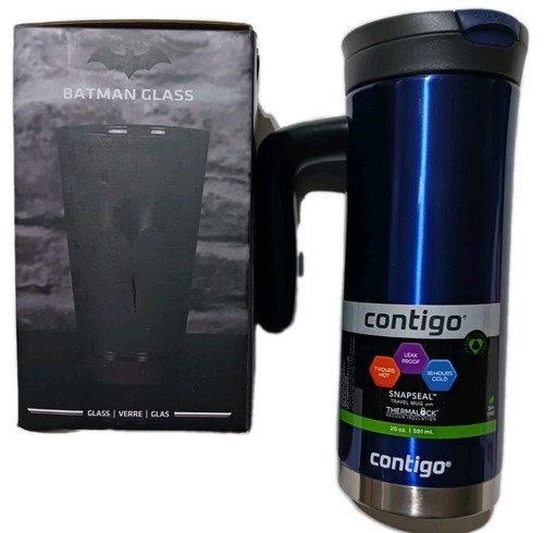 Brand New Blue Contigo Stainless Steel Mug And Limited Edition Batman ...