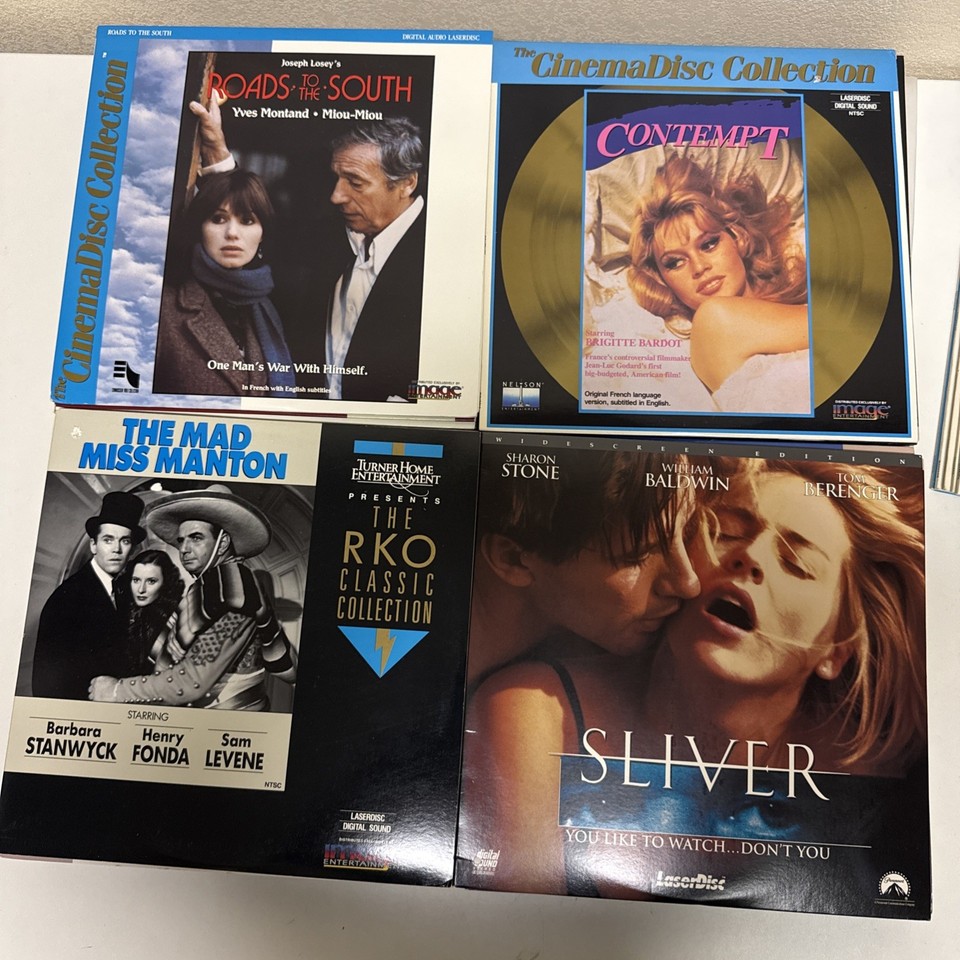 Huge LOT of 59 LaserDisc Movies - Laser Disc Collection - 8 CRITERION ...