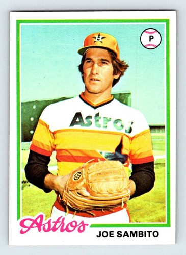 JOE SAMBITO Houston Astros 1978 Topps Baseball Card B203 | eBay