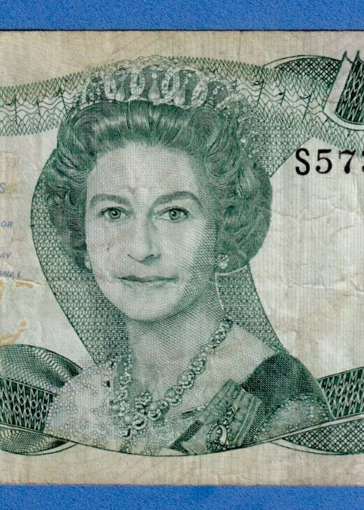 Bahamas $1 1984 P-43a Circulated Note - Queen Elizabeth Portrait ...