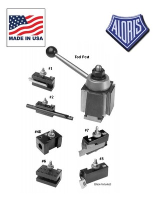 Aloris AXA Quick Change Lathe Tool Post 7 pc Holder Set #1-SET | eBay