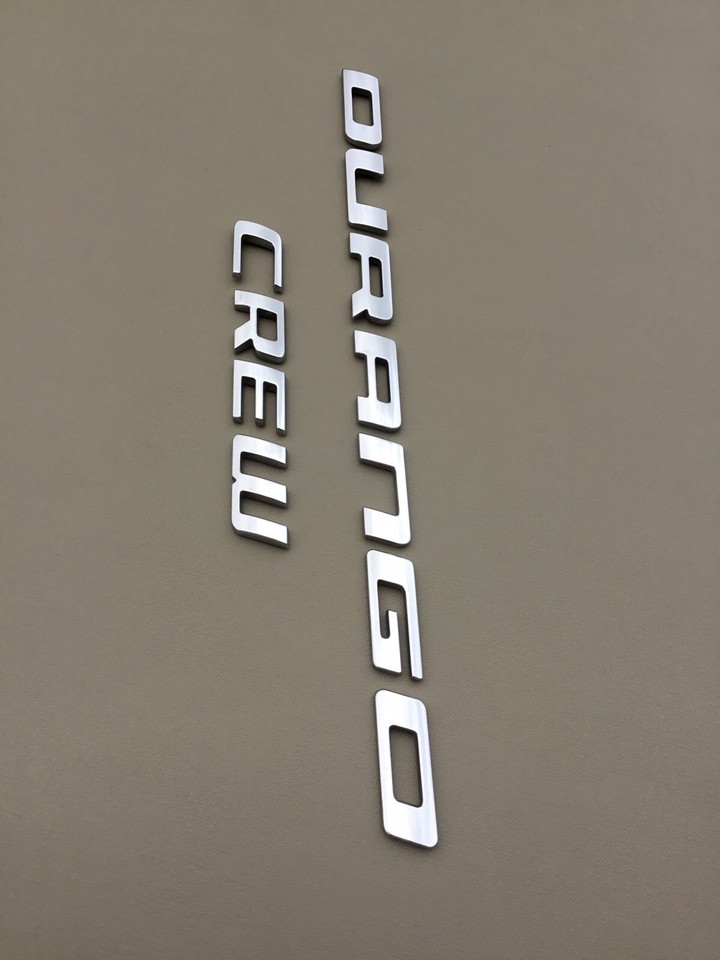 2011-2018 Dodge Durango Crew Rear Emblem Tailgate Badge Letters OEM | eBay