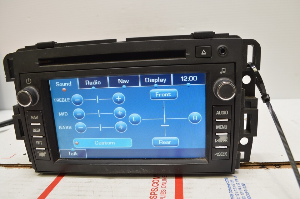 2007 2012 GMC Acadia Navigation Radio GPS CD Player Screen PLUG AND ...