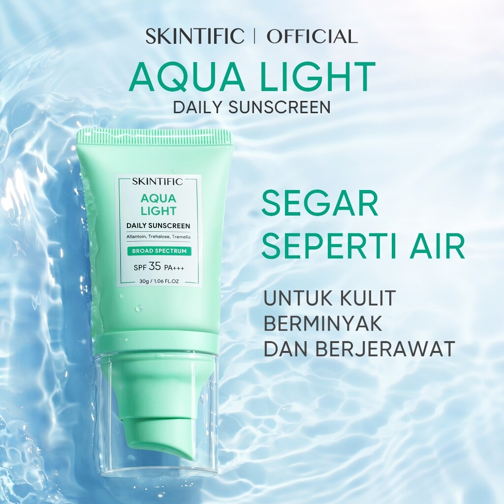 🔥SKINTIFIC🔥Aqua Light Daily Sunscreen SPF 35 PA+++ 30ml Free Shipping ...