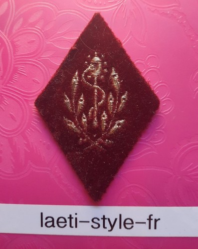 M7306 patch losange mod 1945 médecine santé caducée militaire militaria ...