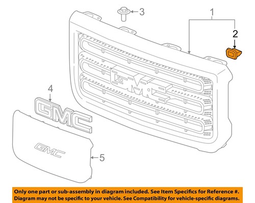 GM OEM-Grille Clip 11546500 | eBay
