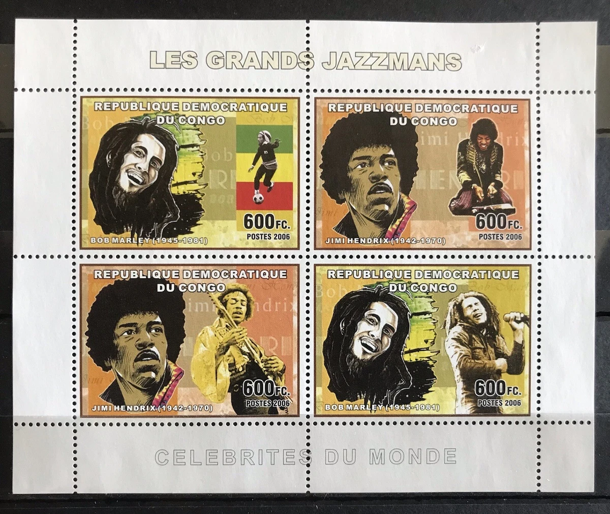 Jimi Hendrix Tattoo Bob Marley