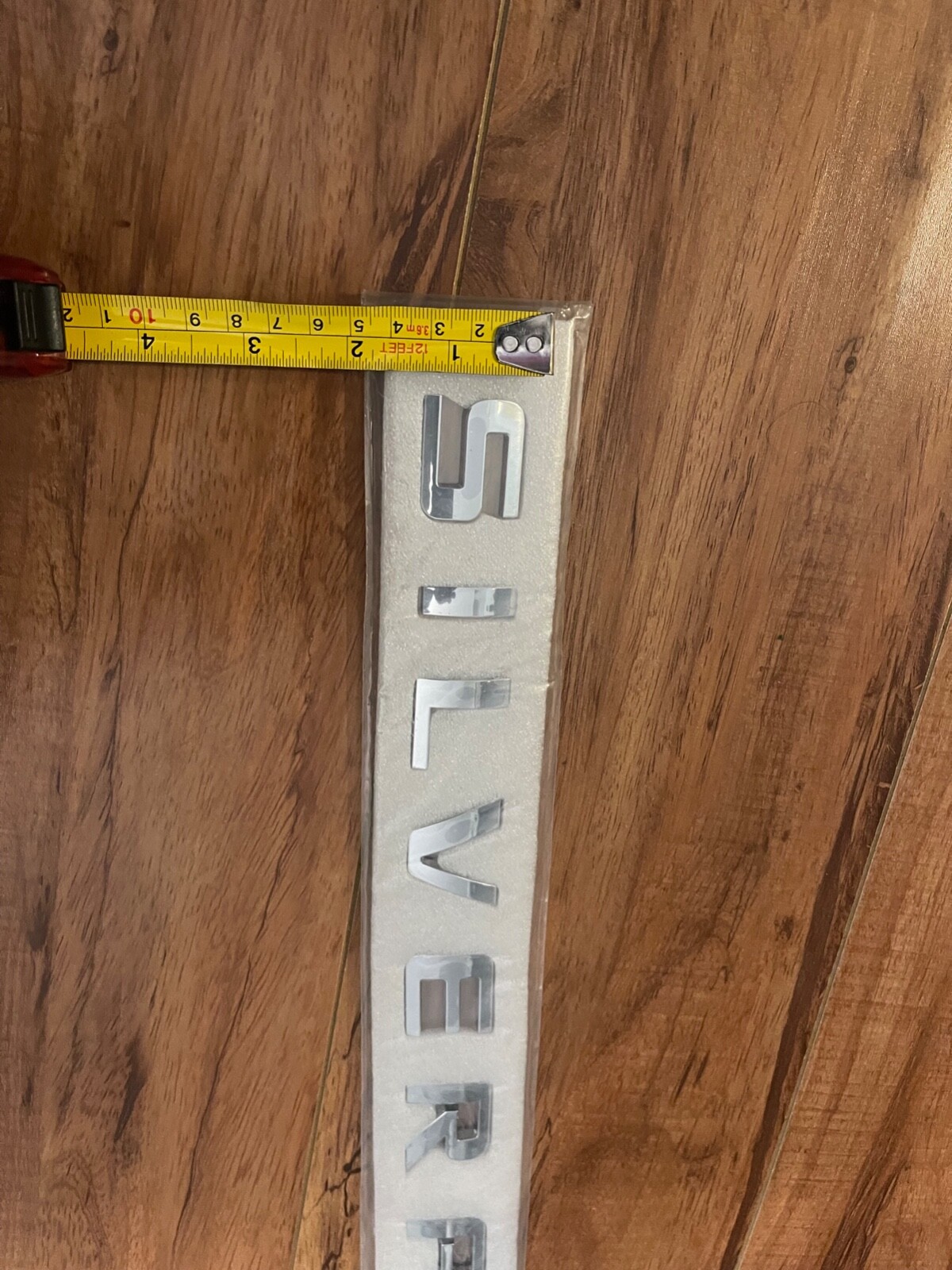 Chevy Silverado Emblem Letters GM Slide Door Tailgate Chrome 2007 ...