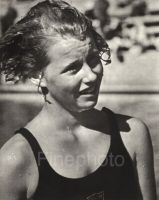 1936 Vintage MARJORIE GESTRING Age 13 Olympics Diving LENI RIEFENSTAHL ...