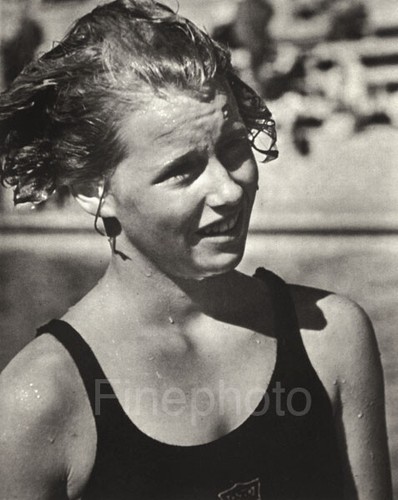 1936 Vintage MARJORIE GESTRING Age 13 Olympics Diving LENI RIEFENSTAHL ...