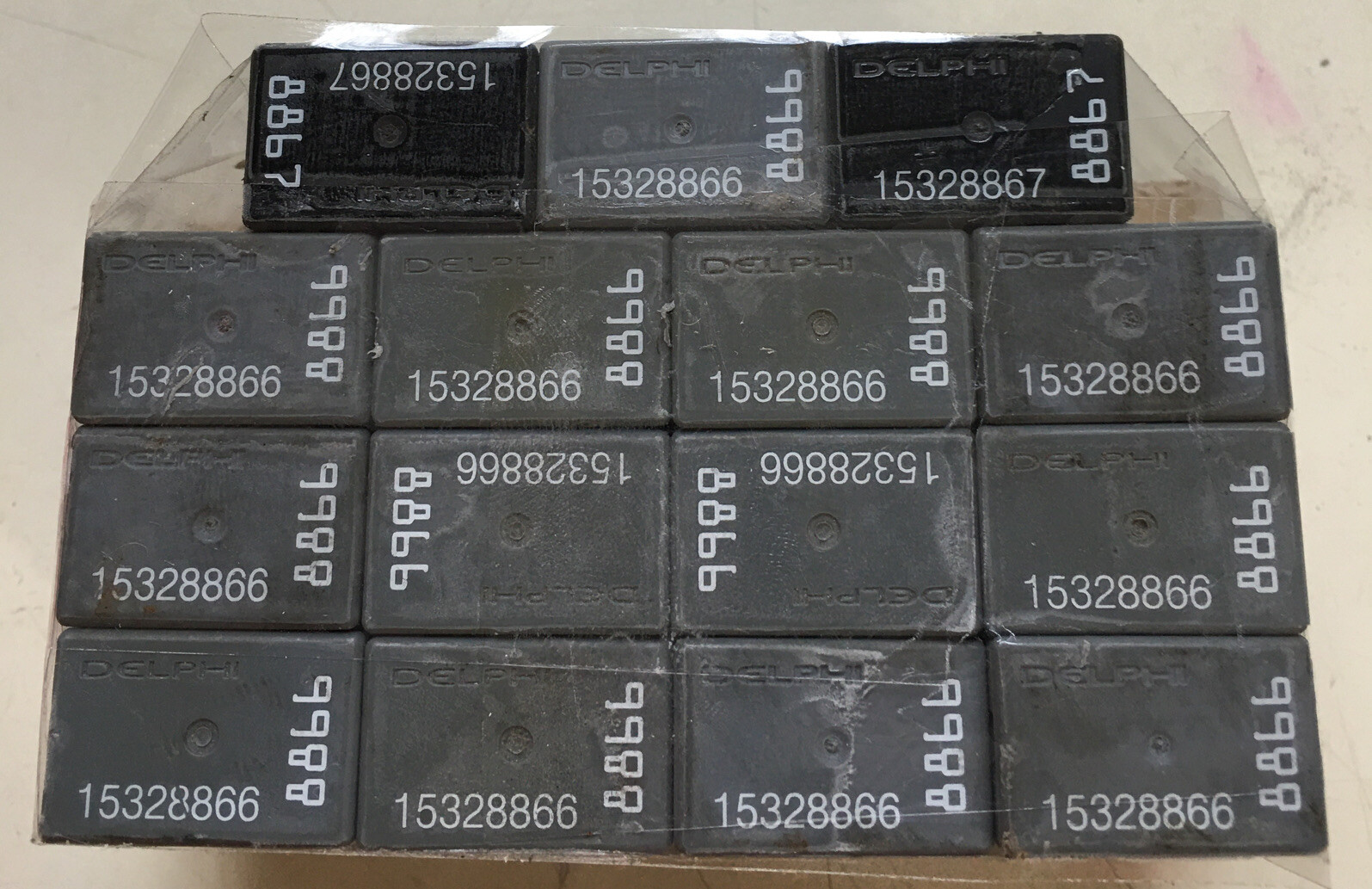 (13) 15328866 & (2) 15328867 AC DELCO GM RELAYS , Set of 15 ****USED ...