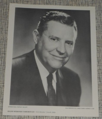 Ralph Yarborough - Senator - 1974 International Portrait Gallery Print ...