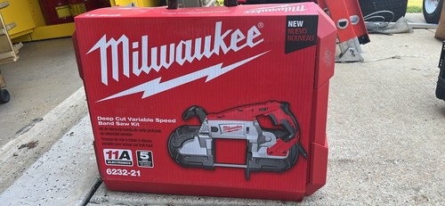 Milwaukee 6232-20 Deep Cut Band Saw, Variable Speed 120V~11A, w/Case | eBay