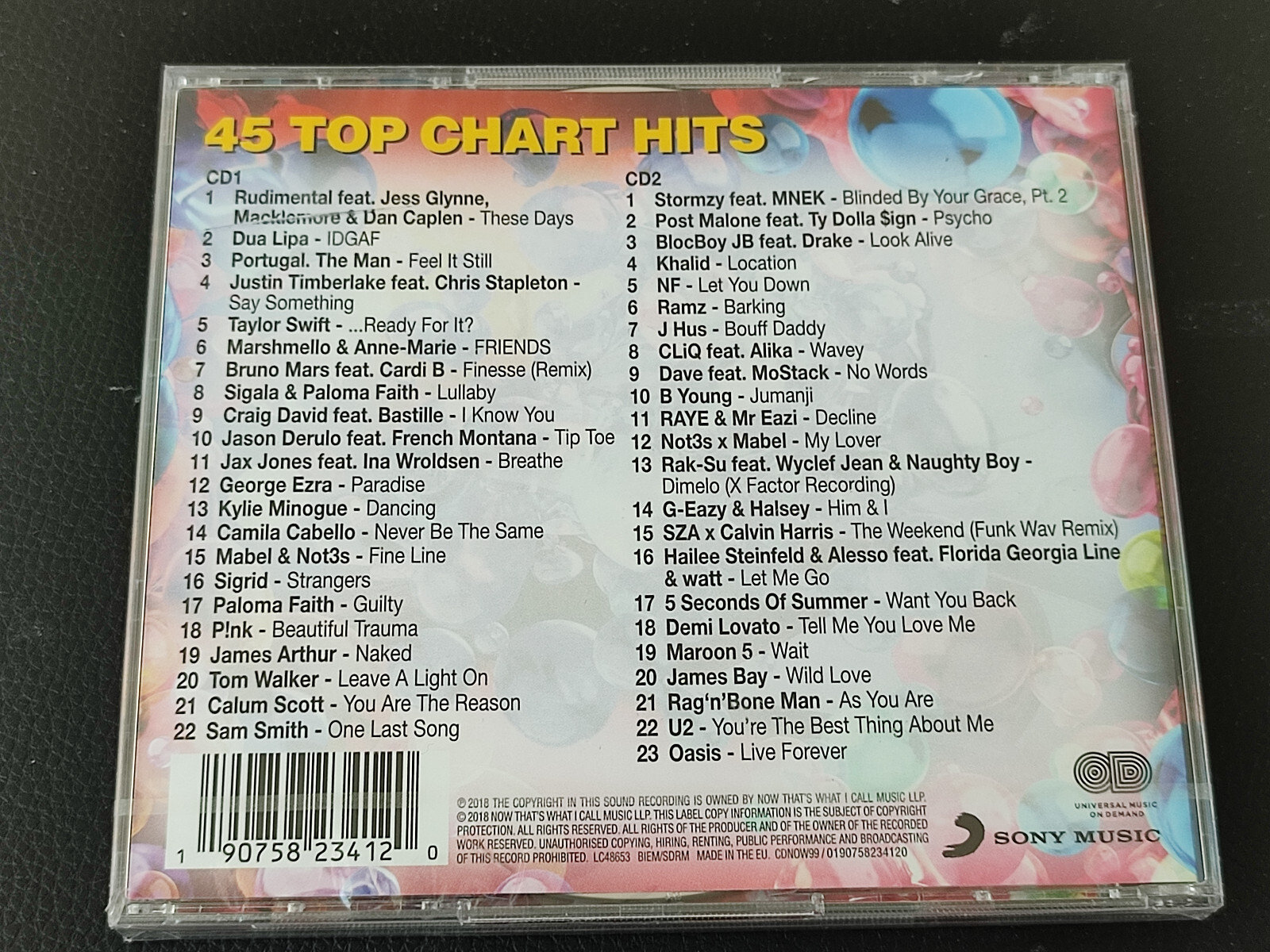 NOW 99 - 2CD - DUA LIPA, PALOMA FAITH, CALUM SCOTT, U2, BRUNO MARS ...