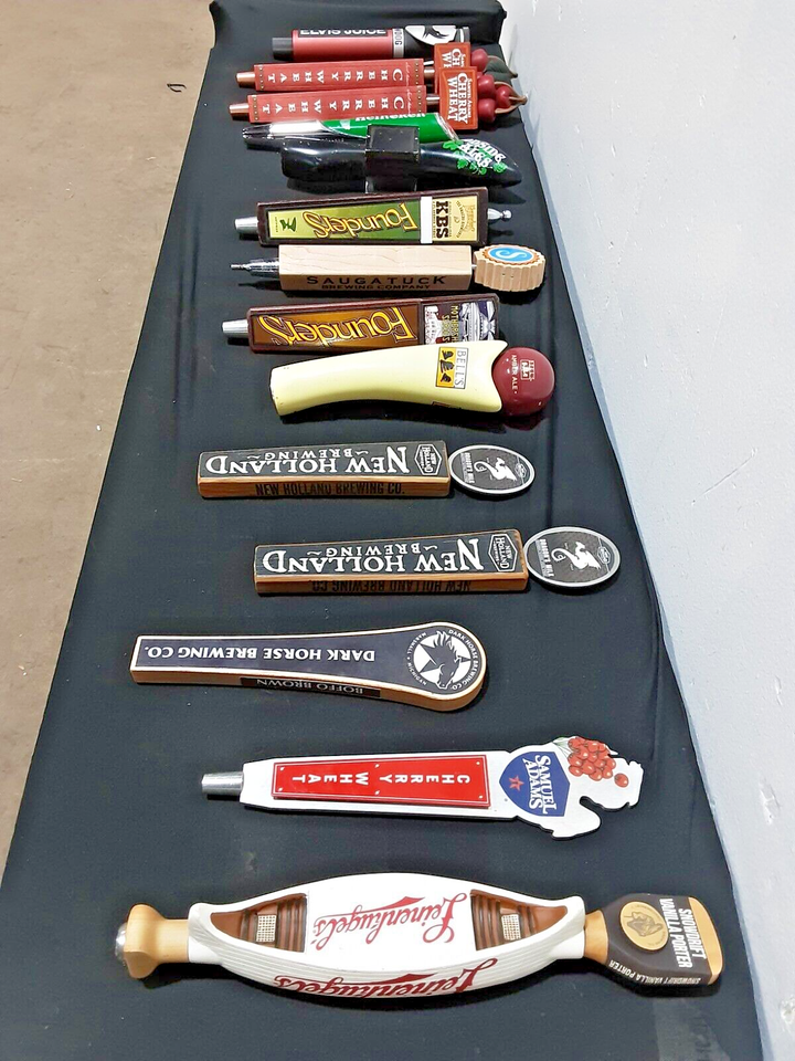 LOT OF 14**** BEER TAP HANDLES DRAFT BEER TAPPER HOLDERS | eBay
