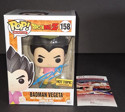 Chris Sabat Signed Autographed Dragon Ball Z Badman Vegeta Hot Topic ...