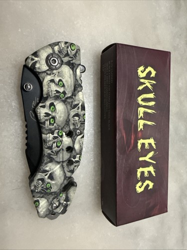 Skull Folding knife pocket knife Spring open Assist survival hunting ...