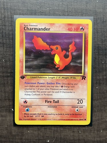 Pokémon TCG - 1st Edition Charmander 50/82 - Rare! Team Rocket *NM/M | eBay