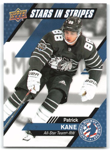 2021 Upper Deck National Hockey Card Day USA #USA-06 Patrick Kane SS ...