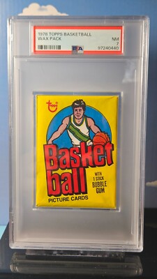 1978 TOPPS BASKETBALL WAX PACK PSA 7 NM | eBay