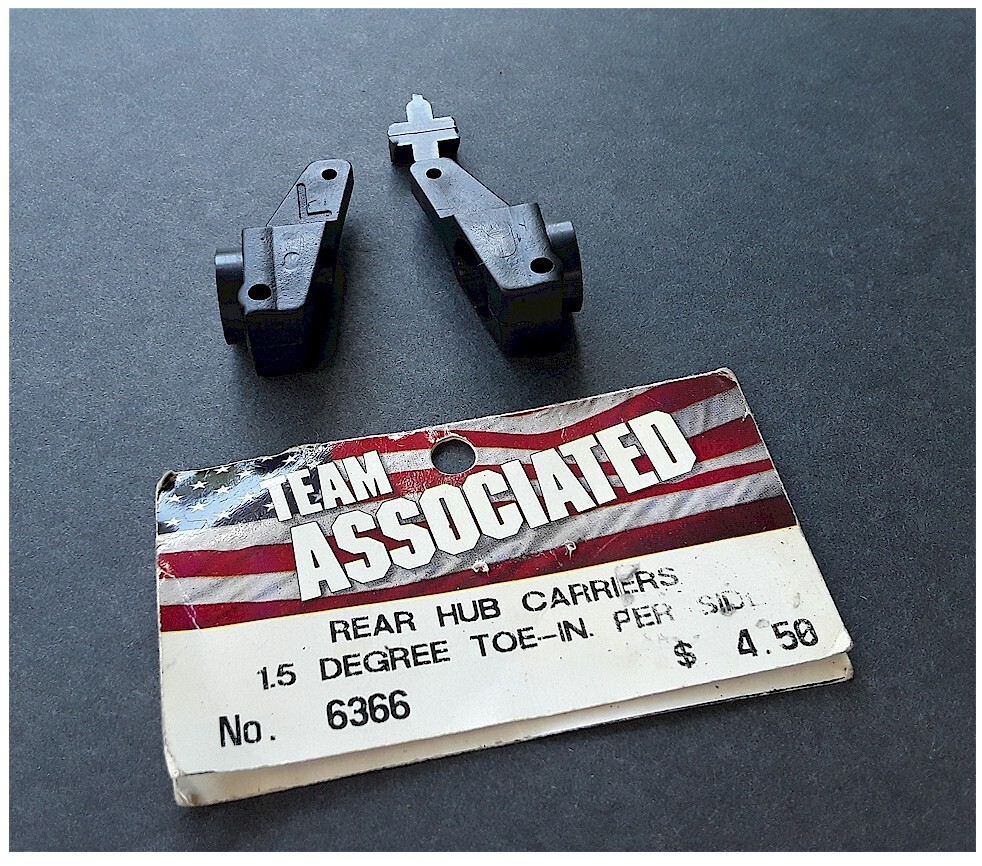 Team Associated Rc10 White Rear Hub Carriers Rc10t 6366 for sale online ...