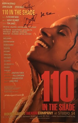 Audra McDonald ++ Signed 110 IN THE SHADE Broadway Poster Windowcard | eBay