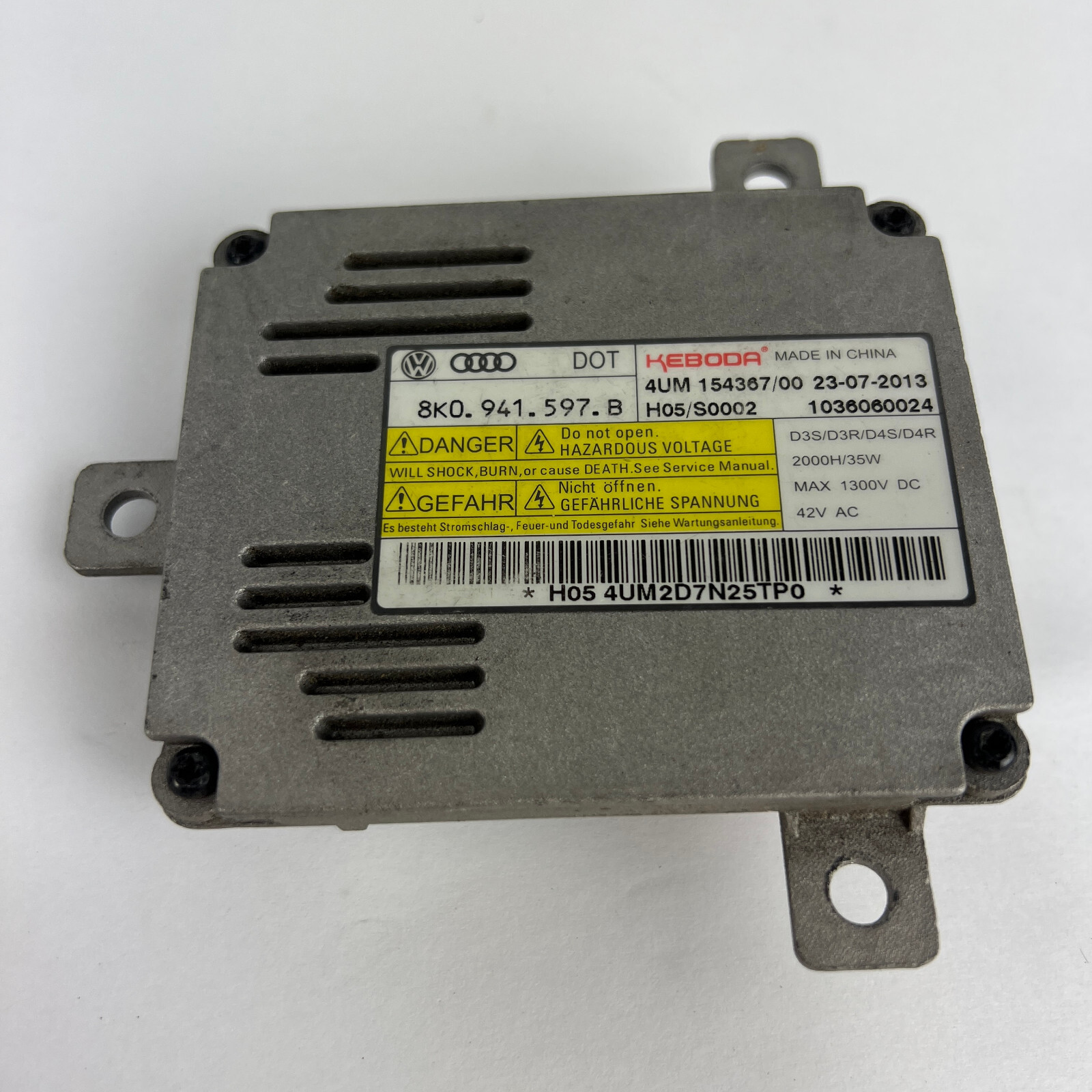OEM 2015 2016 Audi A3 S3 HID Xenon Headlight Ballast Light Module 8K0 ...