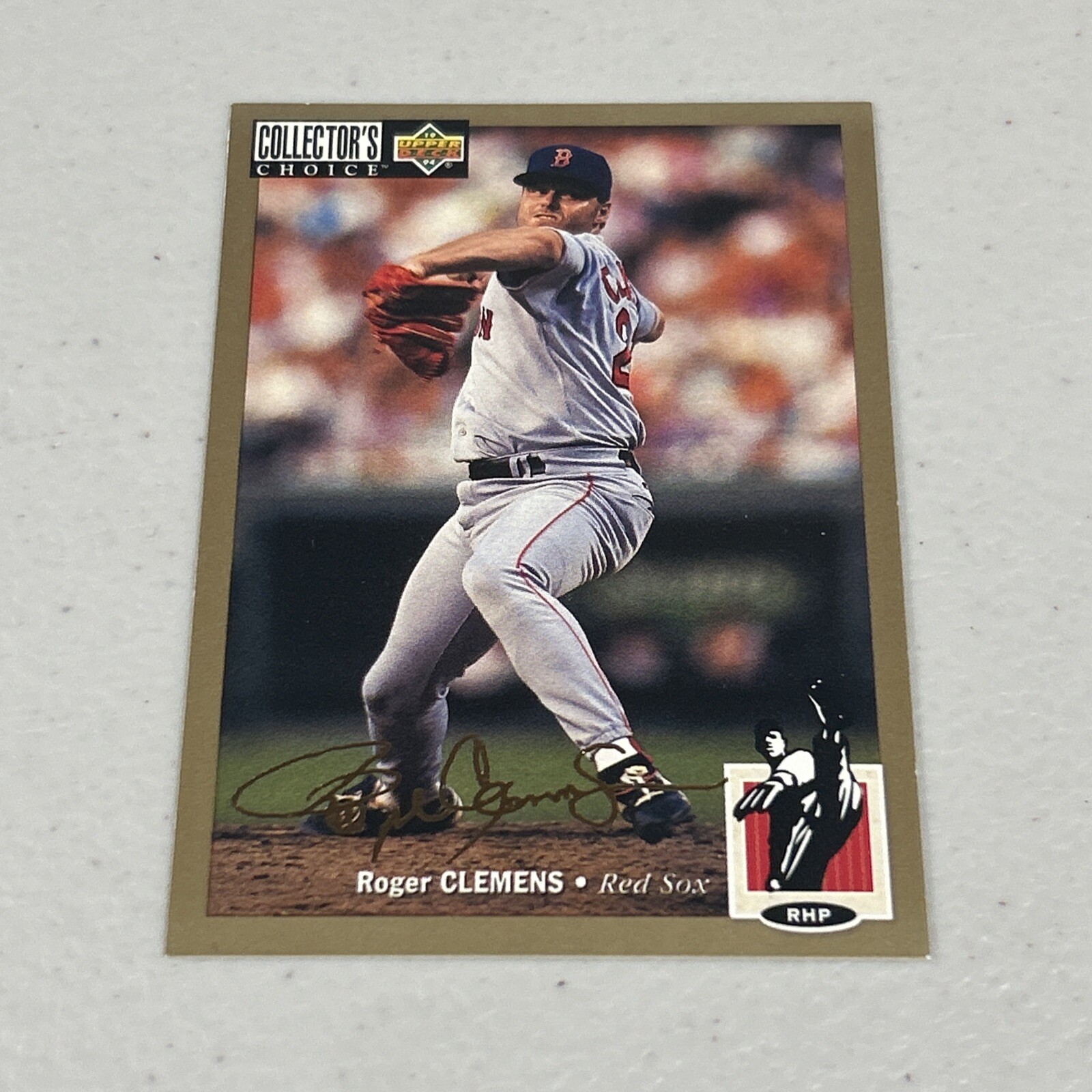 1994 Upper Deck Collector's Choice - Gold Foil Signature #550 Roger ...