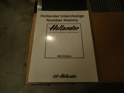 Hollander Interchange Number History 68th Edition CWIO | eBay