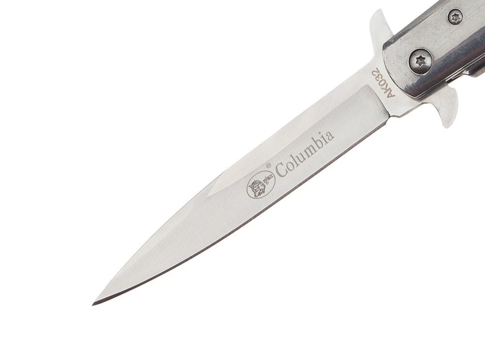 Coltello Pieghevole Tipo Siciliano Con Manico in Legno da Caccia Pesca ...