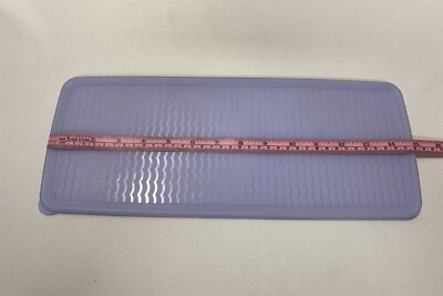 Tupperware Fridgesmart rectangle light blue vegetable keeper celery lid ...