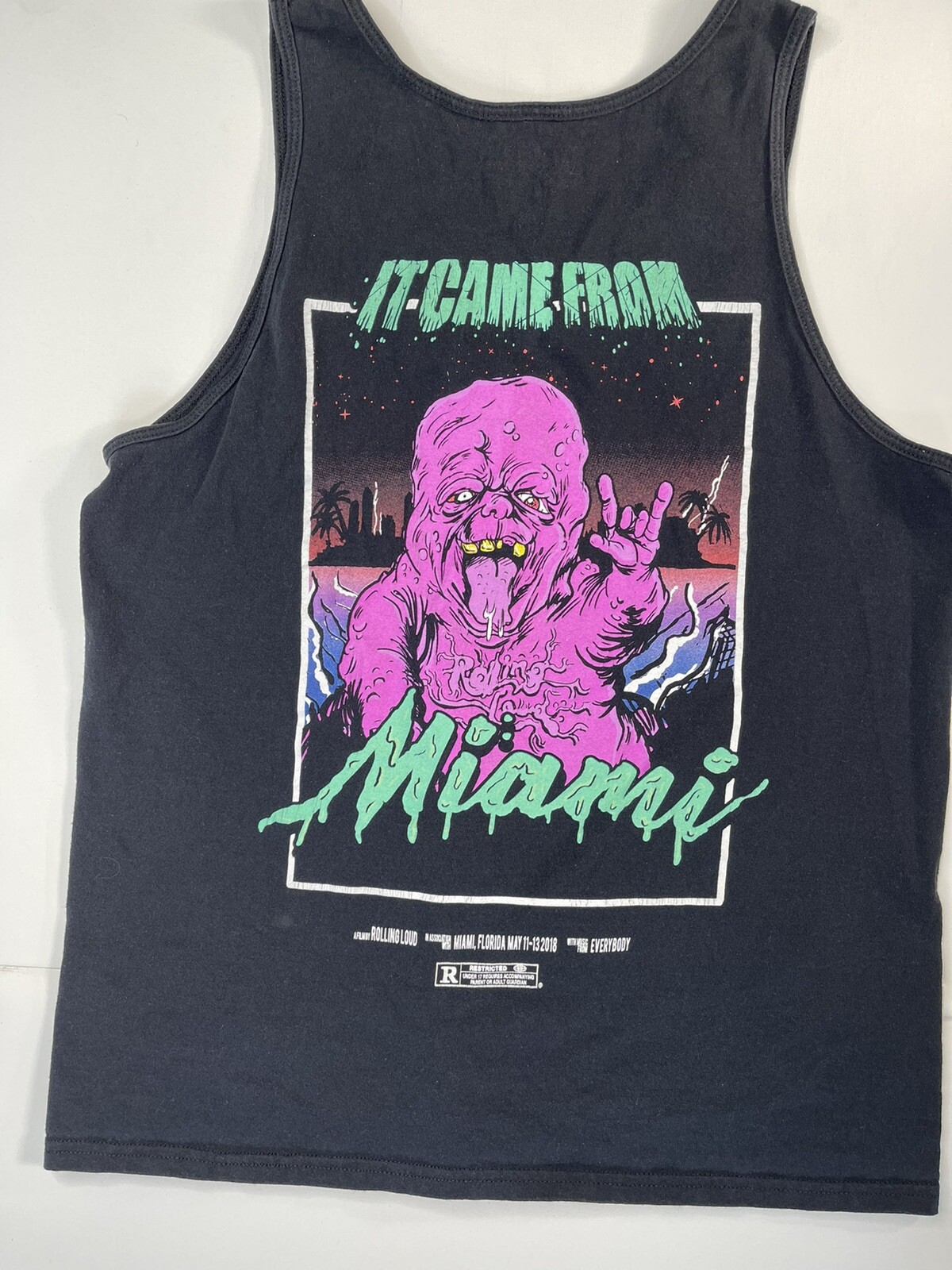 2018 ROLLING LOUD It Came From Miami Tank Top Size L… - Gem