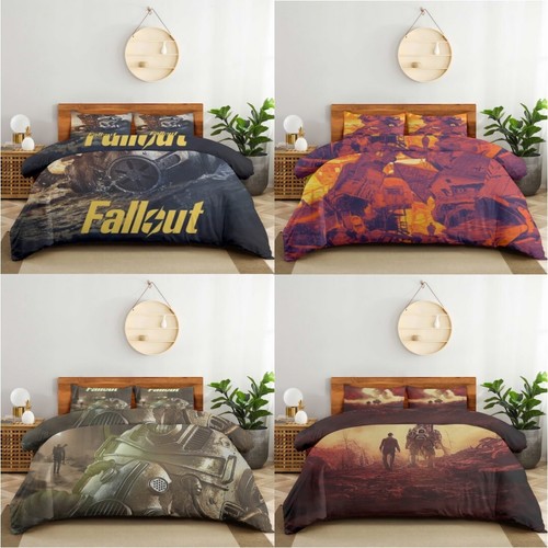 fallout Bedding Comforter 3 Piece Soft Bedding Sets with 2 Pillowcase ...