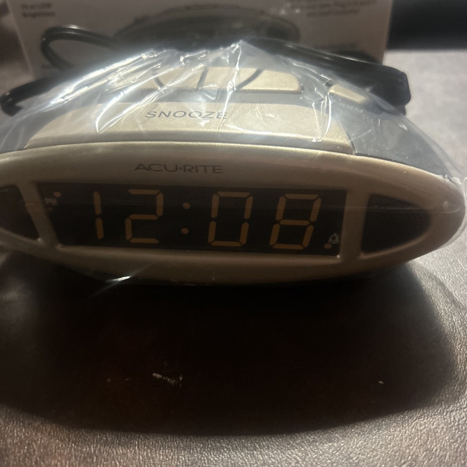 Acurite 13027A Intelli-time Digital Alarm Clock,black | eBay