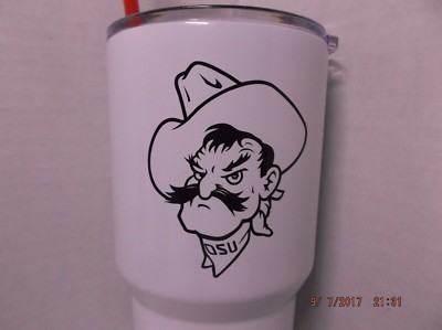 OSU Pistol Pete Decal Sticker for Rambler Tumbler Car Laptop | eBay