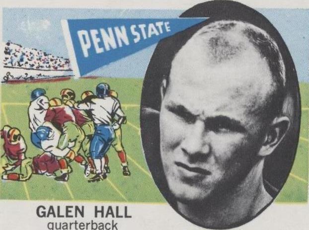 1961 Nu-Cards Football Stars - Galen Hall #172 (RC) for sale online | eBay