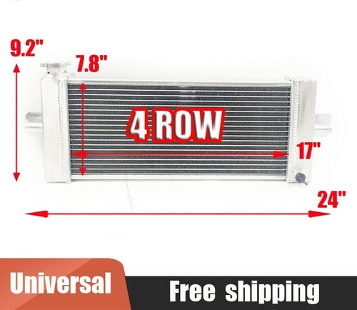 4 ROW Universal Aluminum Heat Exchanger For Air to Water Intercooler 21 ...