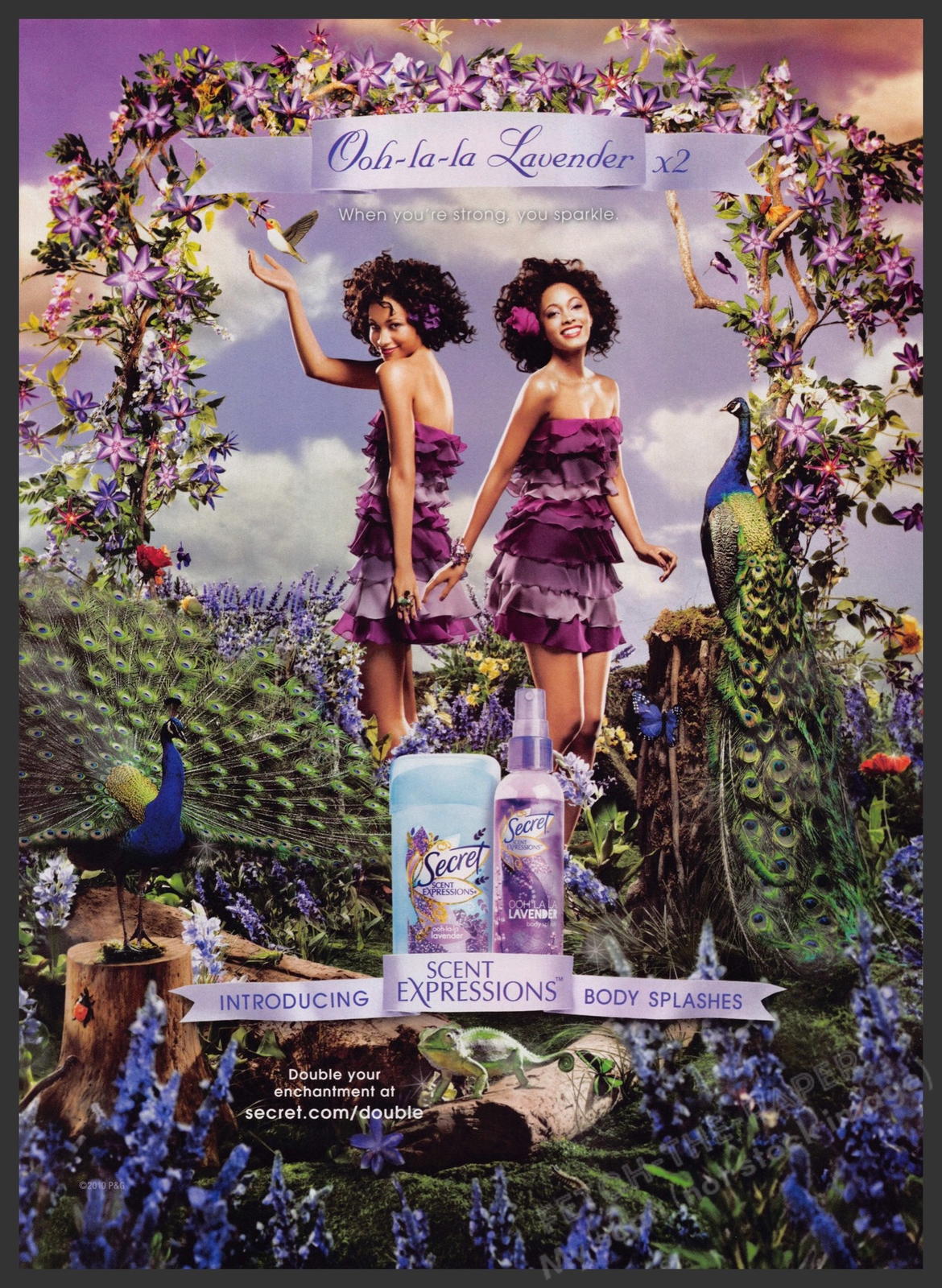 Secret Scent Expressions Deodorant 2010s Print Advertisement 2010 "You ...