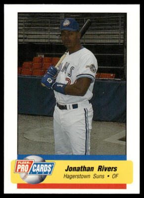 1995 Fleer ProCards Jonathan Rivers #82 Team Card Hagerstown Suns | eBay