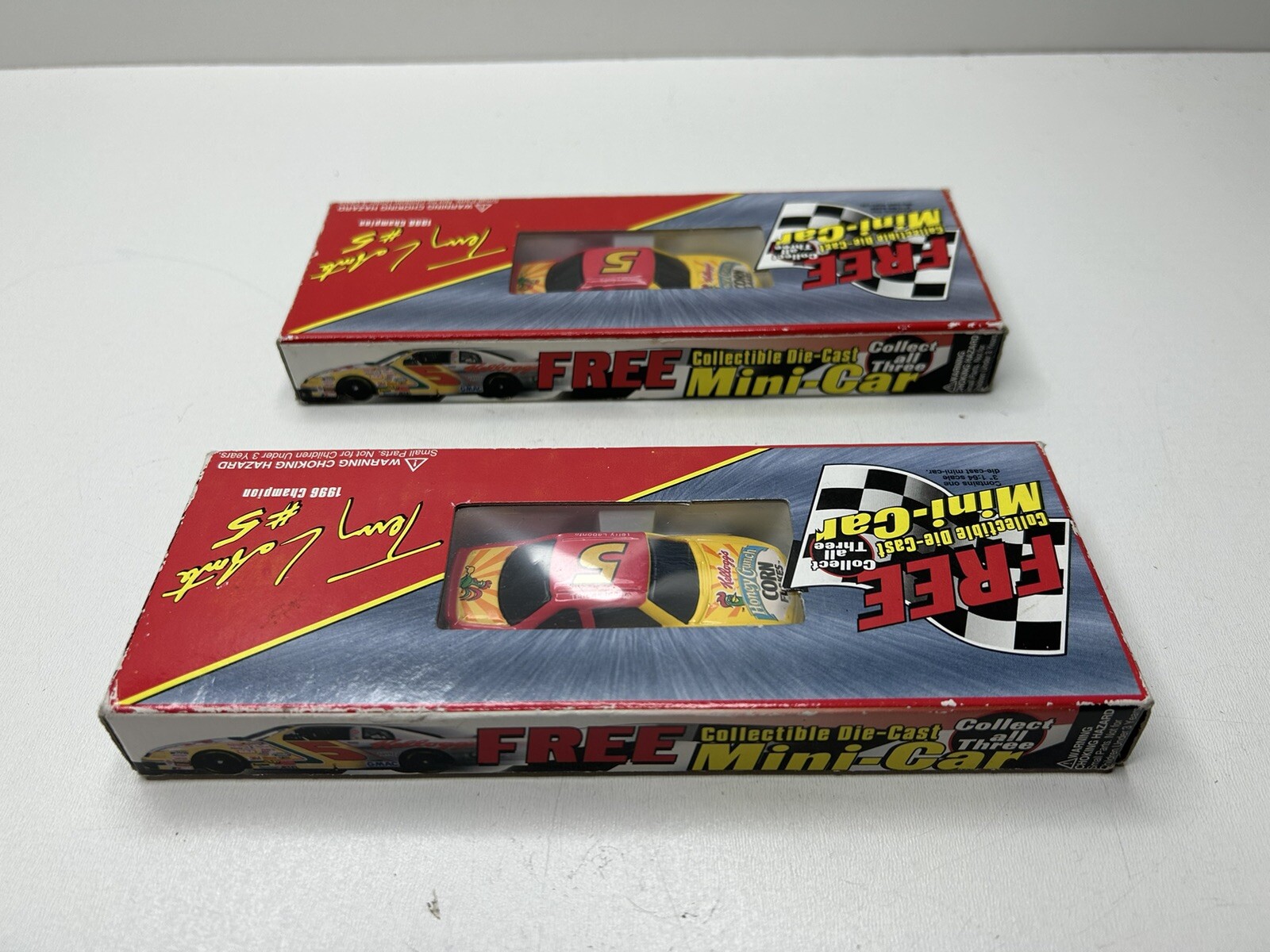 Two Terry Labonte Collectible die-cast mini-cars - Kelloggs Racing #5 1 ...