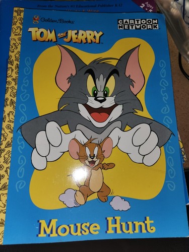 Tom and Jerry Mouse Hunt 2001 Coloring Book GOLDEN BOOKS CARTOON ...