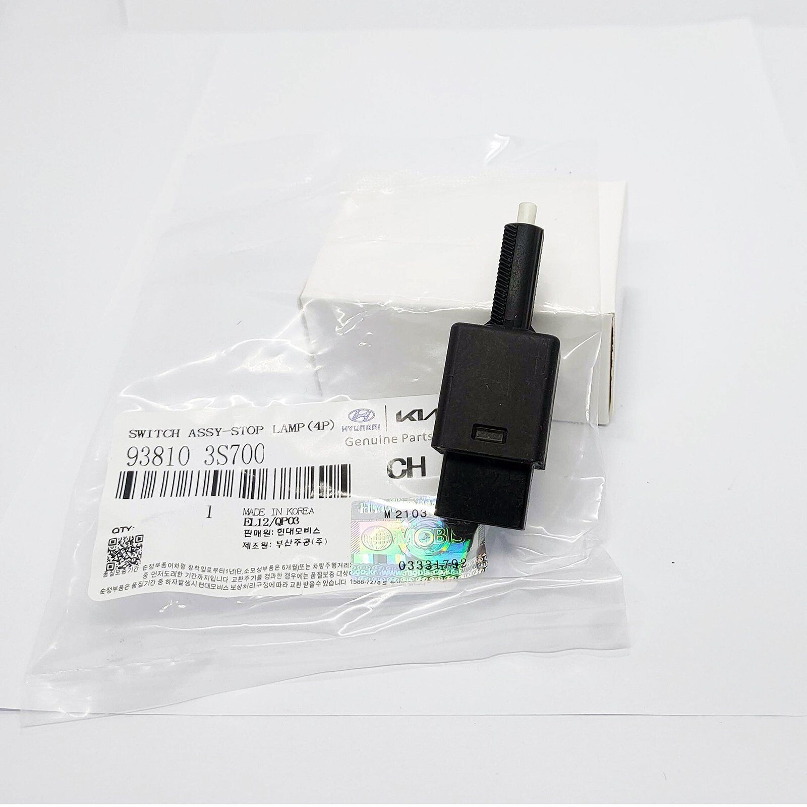 Genuine Stop Light Brake Light Switch for Hyundai Kia 938103S700 CHECK ...