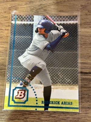 Roderick Arias 2022 Bowman Heritage Prospects New York Yankees #BHP-102 ...